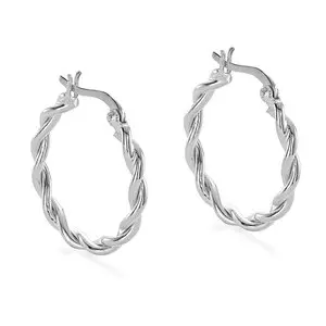 Côté Caché Braided Hoop Earrings
