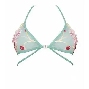 IVY SWIMWEAR Jessica Lace Bikini Top - Green