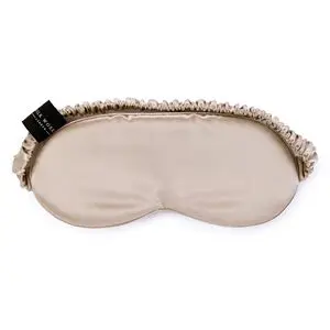 SILK WORKS Neutrals Caramel Mulberry Silk Eye Mask - Brown/purple