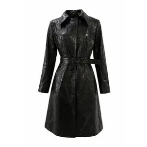 ZASTASTUDIO Resurrection Leather Trench Coat