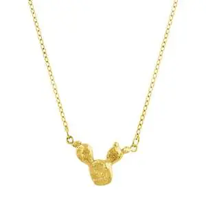 SOPHIE SIMONE DESIGNS Cactus Pendant Necklace - Silver