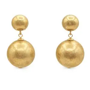 MICHAEL NASH JEWELRY Marylynn Ball Drop Earrings - Gold