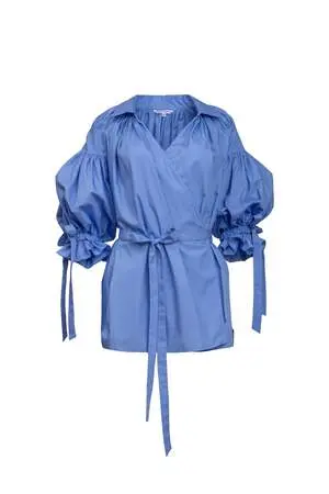 HELENE GALWAS Inka Wrap Blouse