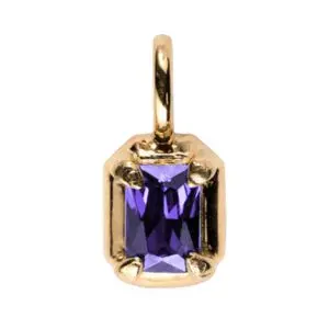 BELINDA JEWELZ Amethyst Charm Purple