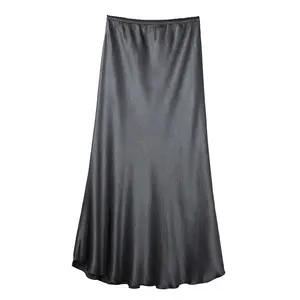 COVE Bias Cut Satin Skirt