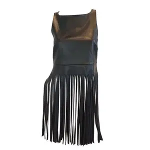 SNIDER Handmade Fringe Crop Top