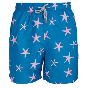 ROBERT & SON BEACHWEAR LTD Starfish Print Swim Shorts - Blue