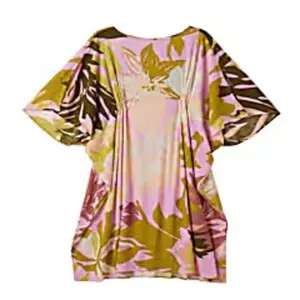Saachi Multicolor Floral Kaftan Maxi - White