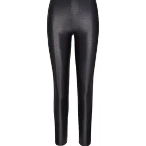 Commando Faux Leather Control Smoothing Animal Legging Slg50 - Black