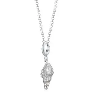 LILY CHARMED Sterling Conch Shell Charm Necklace - Silver