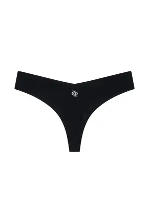 GOD SAVE QUEENS Second Skin Brazilian Panty - Black