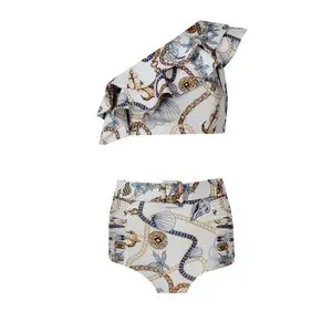NUR KARAATA Cliantha Tropezienne Bikini Set - White