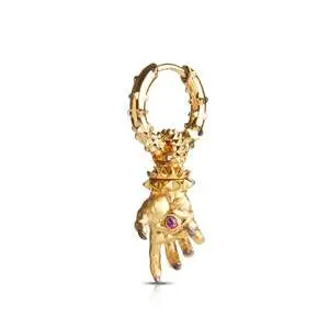 Ruby Earrings For Men