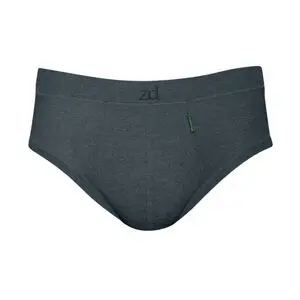 ZD ZERO DEFECTS Mini Briefs Egyptian Cotton Premium Comfort Color Graphite - Grey