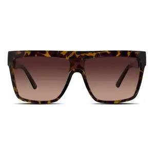 VELVET EYEWEAR Shield Sunglasses - Brown