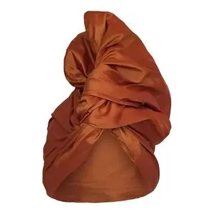 ROMER MILLINERY Silk Shantung Twisturban - Orange