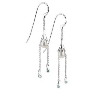 LUCY QUARTERMAINE Couture Pearl Earrings