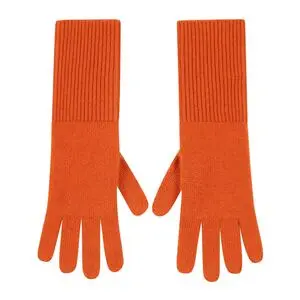 LOOP CASHMERE Cashmere Gloves - Orange