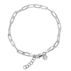 THE JEWELLERY STORE LONDON Paper Clip Chain Bracelet - Silver