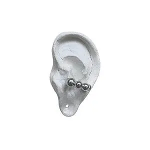 LONDON ATELIER BYPRODUCT C-shaped Clip-on Earrings - Silver