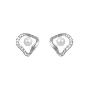Arte Madrid Seaside Treasures Serenade Stud Earrings - Silver