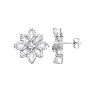 MEJOMA Floral Radiance Stud Earrings