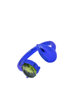 LAVANI JEWELS Kusanagi Drop Ring - Blue