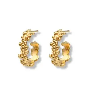 EVA REMENYI Céleste Deux Small Hoop Earrings - Gold