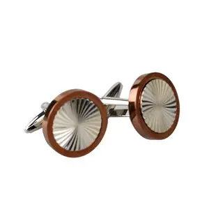 David Wej Silver Tone Cufflinks & Tie Clips For Men