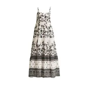 REISTOR Strappy Tiered Maxi Dress