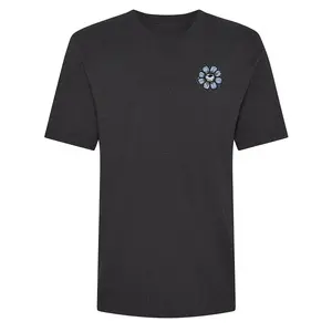 INGMARSON Blue Eyed Flower Upcycled Appliqué T-shirt
