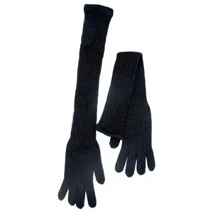 MAISON BOGOMIL Knitted Opera Gloves - Black