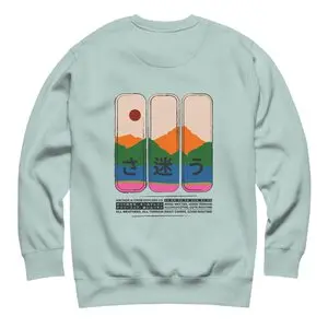 ANCHOR & CREW Ice Nomad Passenger Organic Cotton Sweatshirt - Blue