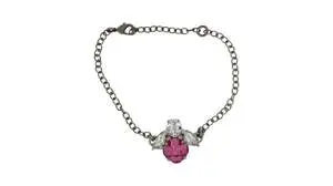 VICKISARGE The Bee Platinum Bracelet - Pink