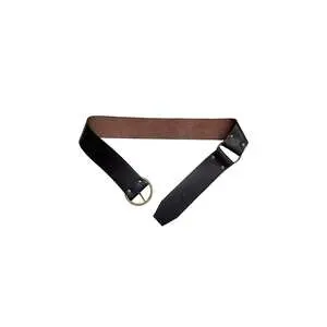 Anna Sui O-ring Leather Belt - Brown