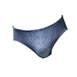 US MERMAN Racing Brief Shark Print - Blue