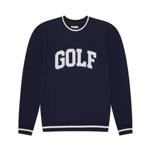 ELLSWORTH + IVEY Elle Collegiate Golf Sweatshirt - Blue