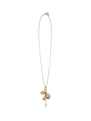 SITA NEVADO Magnolia Pendant Necklace - White
