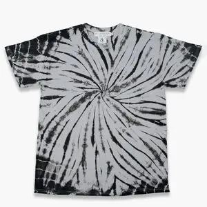 BRADFORD ROW Black / Grey Br Spiral Tie Dye