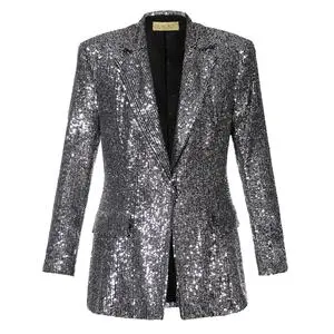 AGGI BY HALEWSKI Luna Sequin Blazer