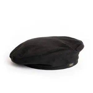 SIBI HATS Audrey Velvet Beret - Black