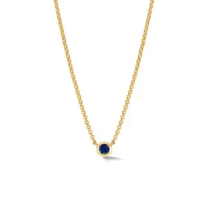 DOWER & HALL Round Dewdrop Pendant In Vermeil - Gold