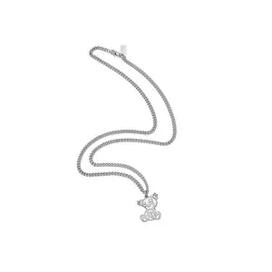 POTOSKA Teddy Pendant Necklace - Silver