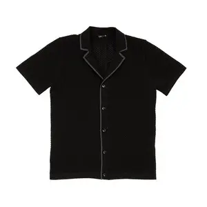 EIGHT X Essential Crochet Button Up Shirt