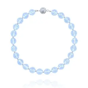 SAULE LABEL Leni Grande Sky Necklace - Blue