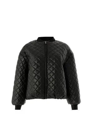 Boxy Cropped Quilted Jackets
