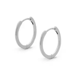 NELLOU JEWELLERY Nell Hoop Earrings - Silver
