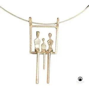 YENNY COCQ LLC Sterling Family Pendant - Silver