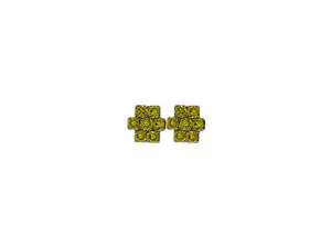 VICKISARGE The Hive Pierced Earrings - Yellow