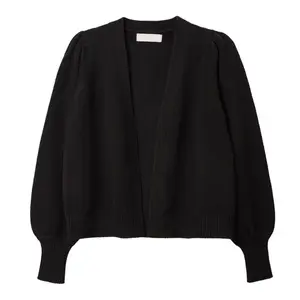 COVE Kaia Boxy Cardigan - Black